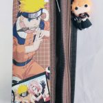 Naruto pouch , school pouch, brown colour pouch with Naruto key chain ...