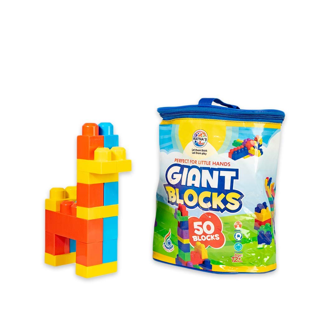 Giant Blocks 50 pcs Perfect for Little Hands – Premium blocks for ...