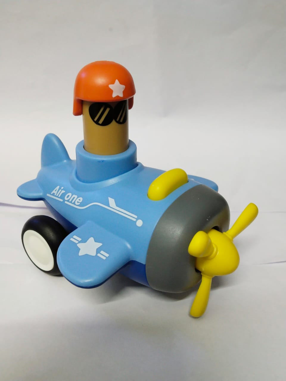 Unbreakable Push & Go Friction Powered Aero Plane Toy For Kids ...