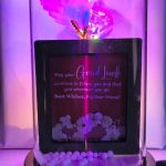 Good Luck Photo Frame Galaxy Rose Flowers Forever Rose Colorful LED ...