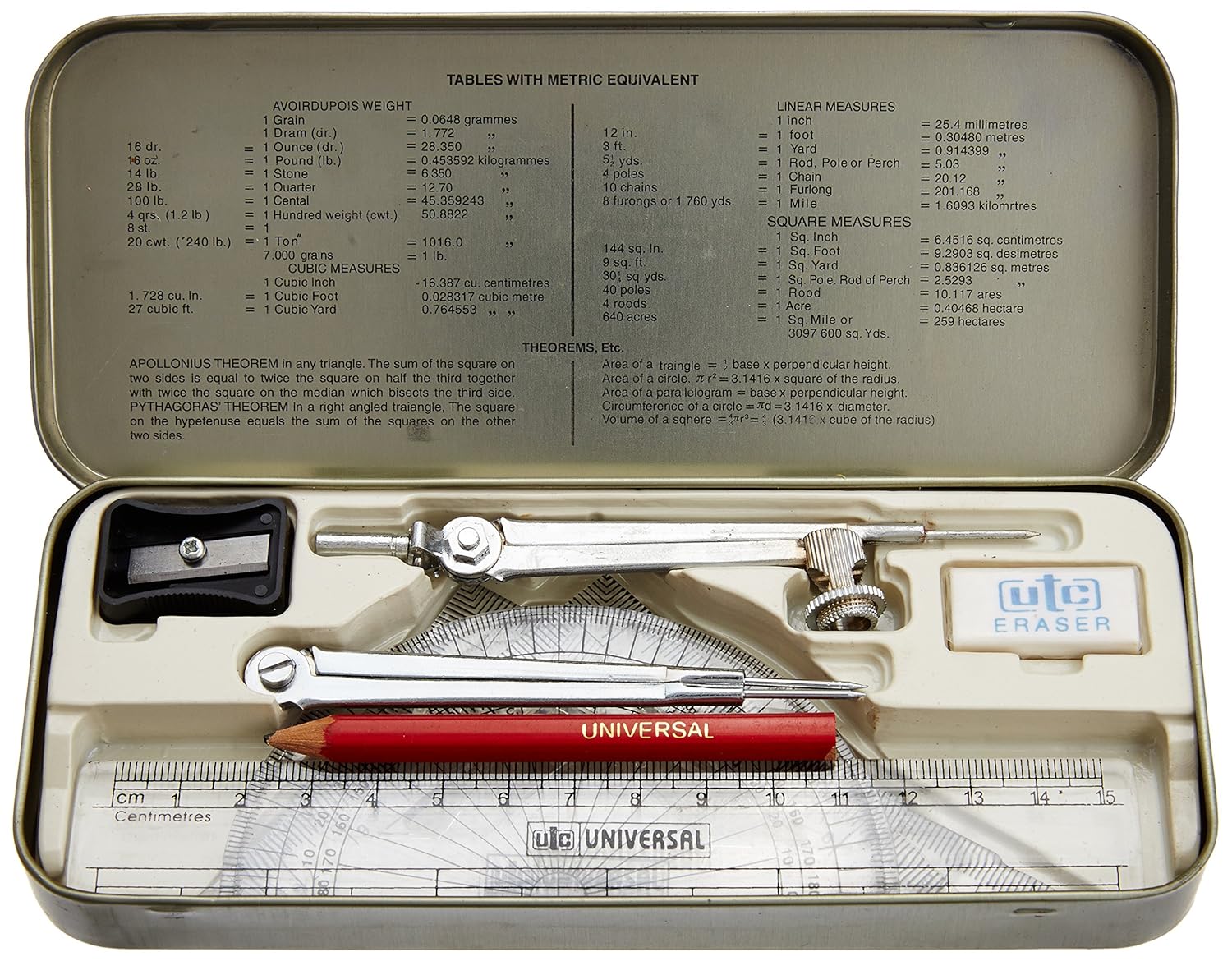 Natraj Export Quality Mathematical Drawing Instruments Geometry box for ...