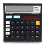 Orbit Calculator OT-512WT 120 Steps Check Large Display 12 Digits Black ...