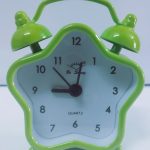Small Pentagon Shaped Analog Green Table Clock – Vellore Shopzee