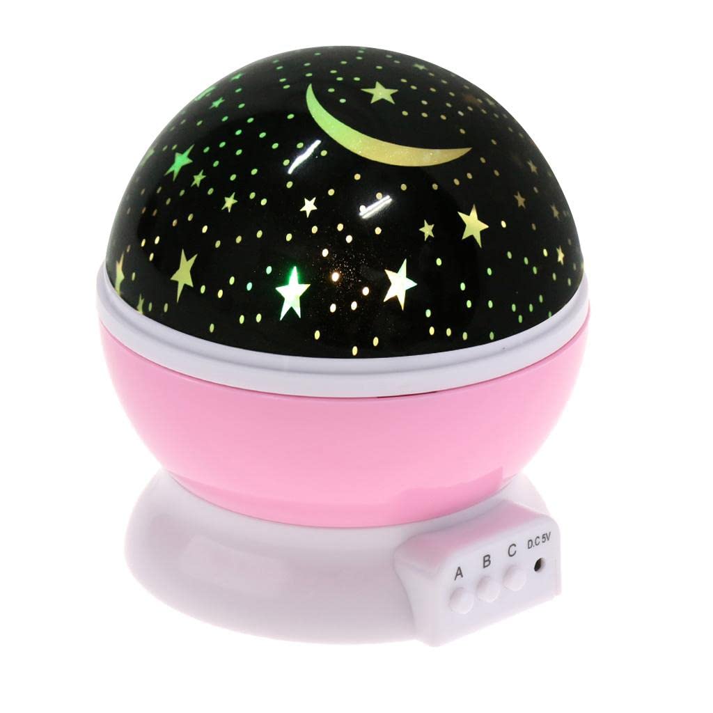LED Romantic Star Night Sky Projection Lamp Night – Pink – Vellore Shopzee