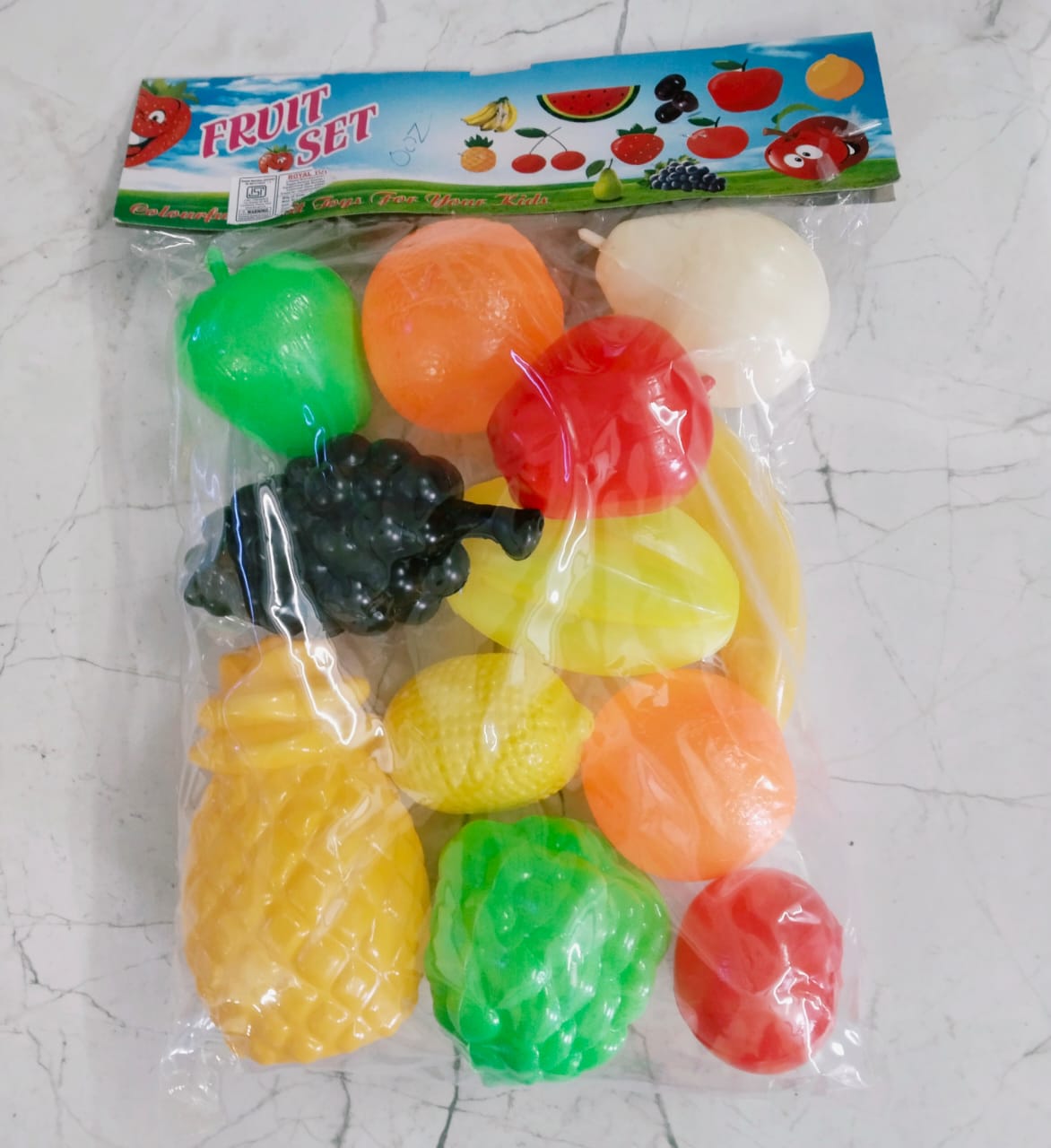 12 Pieces Fruits Realistic Play Food Set for Kids Suitable for School ...