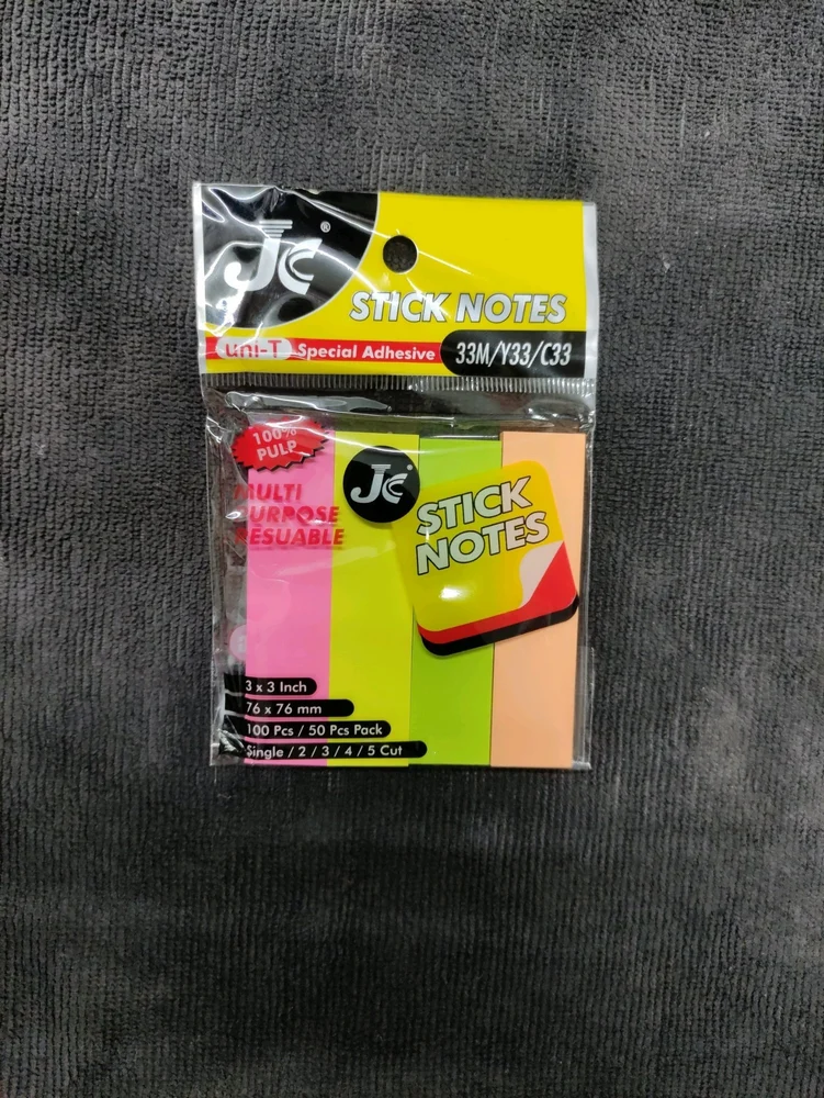 Four Colour JC Stick Notes – Notepads & Memo Books 100 Pcs 76*76mm ...