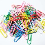 Office Supply & Stationery Paper U Clips 28mm Colorful Metal Binder ...