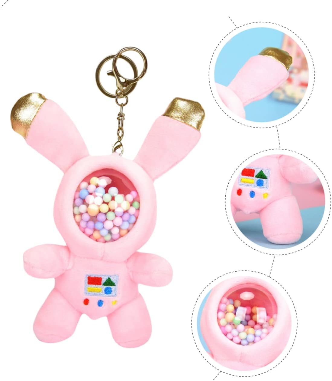 Cute Key Chain Mini Backpack Keychain Mini Bunny Cartoon Wallet Year ...