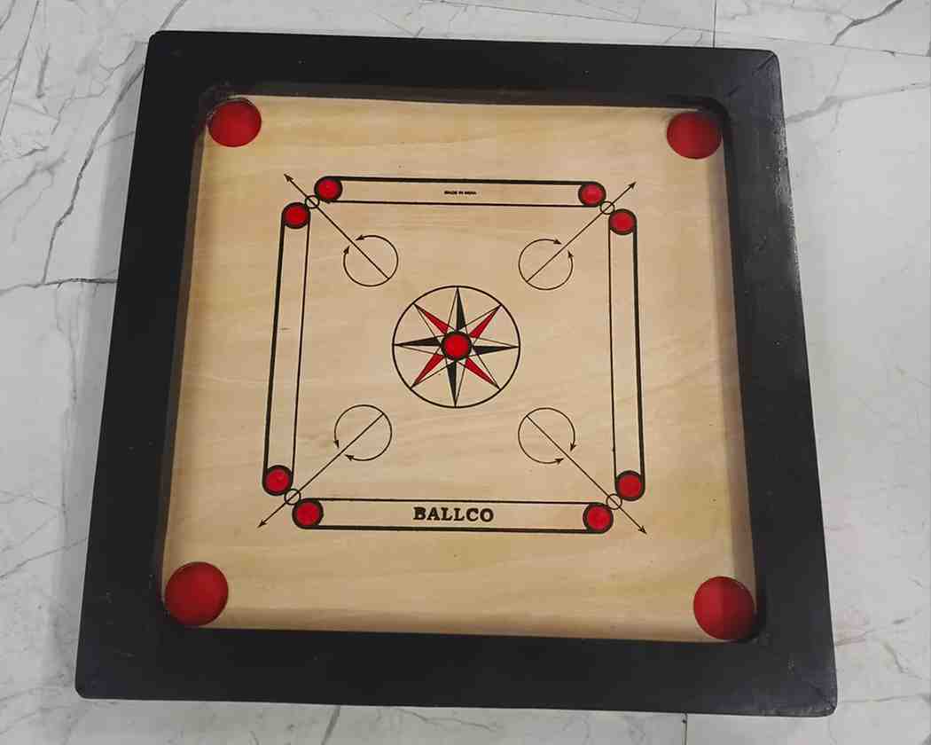 Wooden Carrom Board Small (21X21) inch with Coins – Vellore Shopzee
