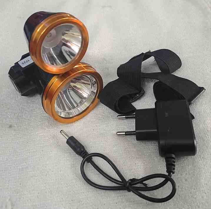 Osring LED Dual Head Rechargeable Torch Light, Night Vision, Black ...