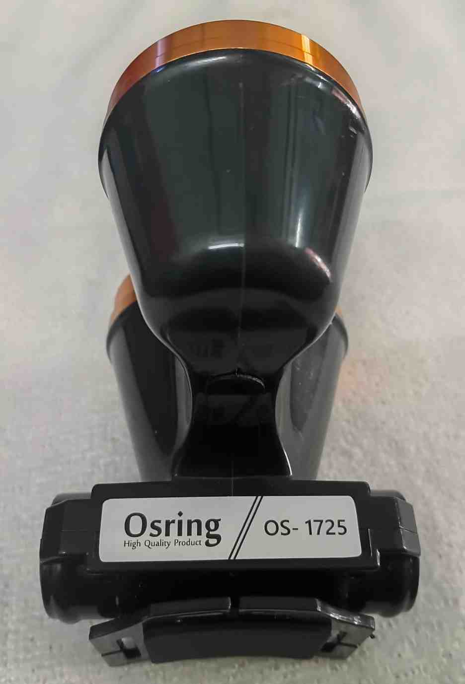 Osring LED Dual Head Rechargeable Torch Light, Night Vision, Black ...