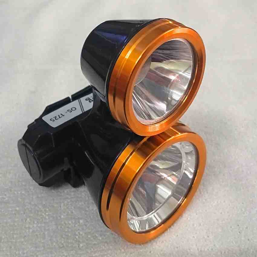 Osring LED Dual Head Rechargeable Torch Light, Night Vision, Black ...